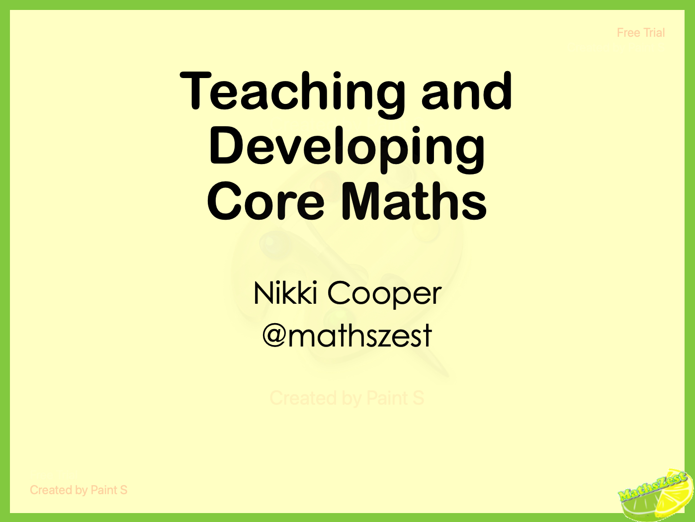 CORE MATHS | MathsZest