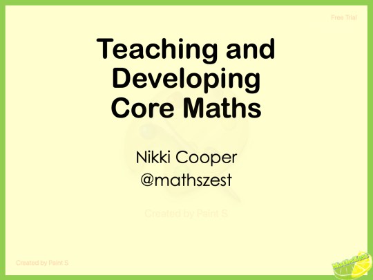 CORE MATHS | MathsZest